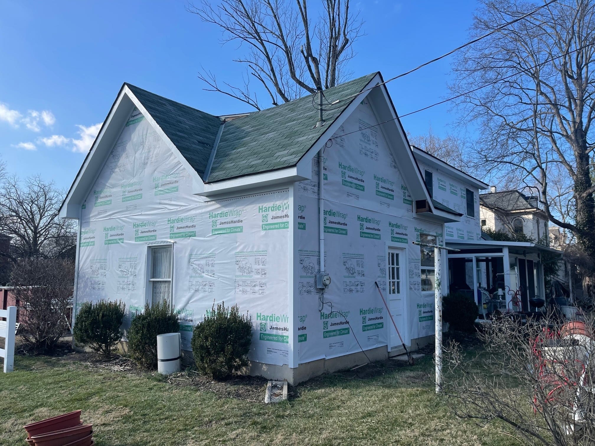 Work in Progress: James Hardie and New Roof in Lebanon, OH - EMA ...